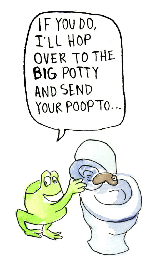 POTTY TRAINING, FIRST ATTEMPT: A Comic by Lauren Weinstein - Mutha Magazine