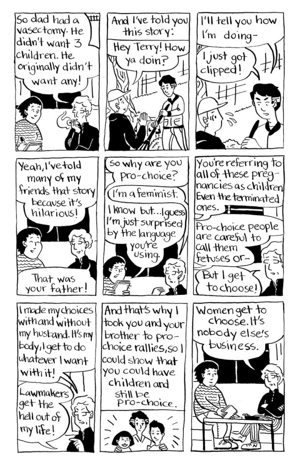 MY MOTHER'S STORY: A Comic from COMICS FOR CHOICE - Mutha Magazine