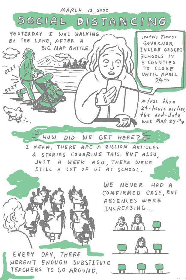 Social Distancing: Covid-19 Comics, Day 2-3 - Mutha Magazine